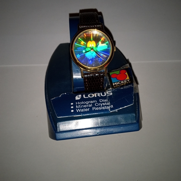 Lorus | Jewelry | Lorus Mickey Mouse Watch With Holographic Face | Poshmark
